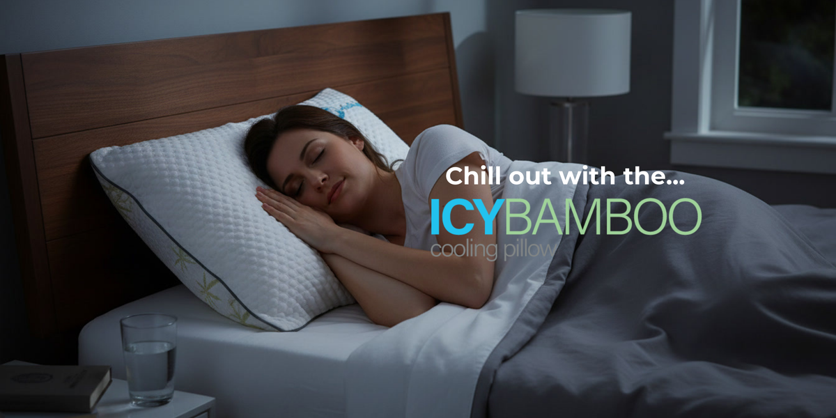 ICY Bamboo Cooling Pillows & Body Pillow | Breathable, Cool-to-Touch ...